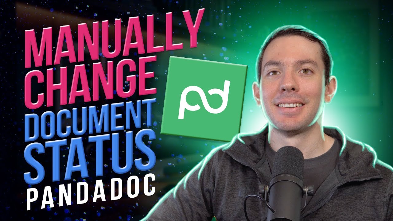How to manually change a document status - PandaDoc - YouTube