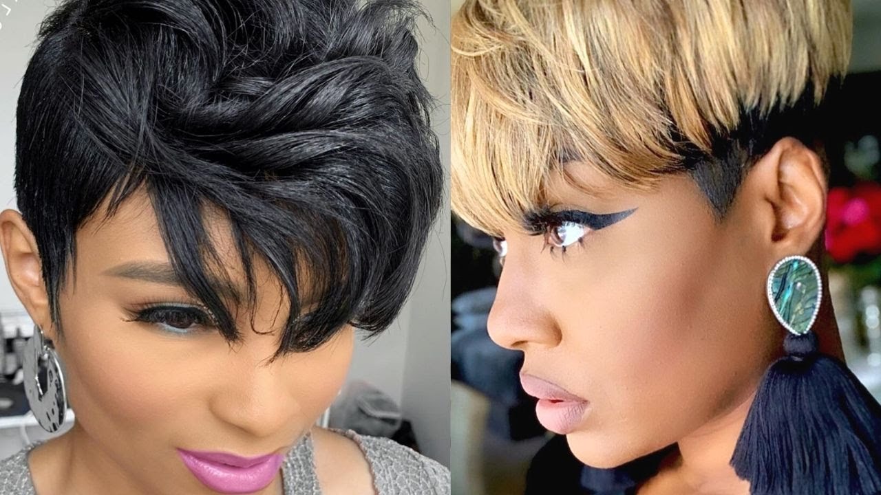 7 Alluring Short Hairstyles For Black Women Youtube