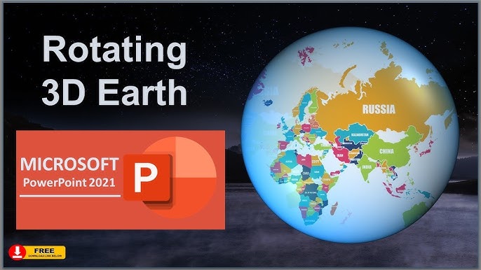 Spinning Globe Animasjon For Powerpoint