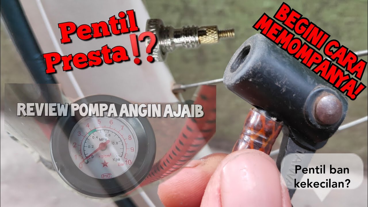 PASTI BERHASIL ‼️ CARA MEMOMPA BAN SEPEDA FIXIE PENTIL PRESTA DENGAN ...