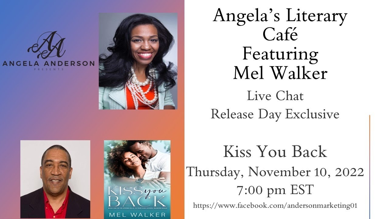 Angela's Literary Cafe' with Mel Walker - YouTube