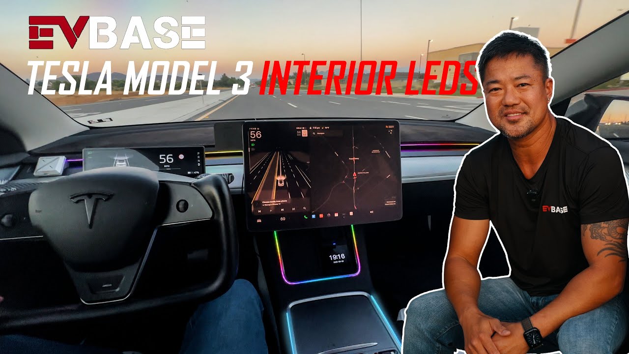 Transform Your 1st Gen Tesla Model 3 with Interior LED Lights & Make it ...