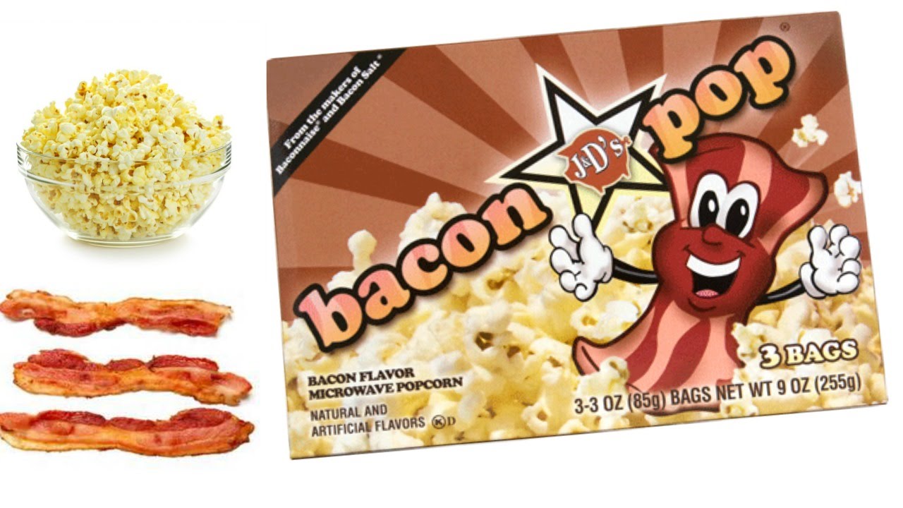 Bacon Popcorn Taste Test Bacon Flavor - YouTube