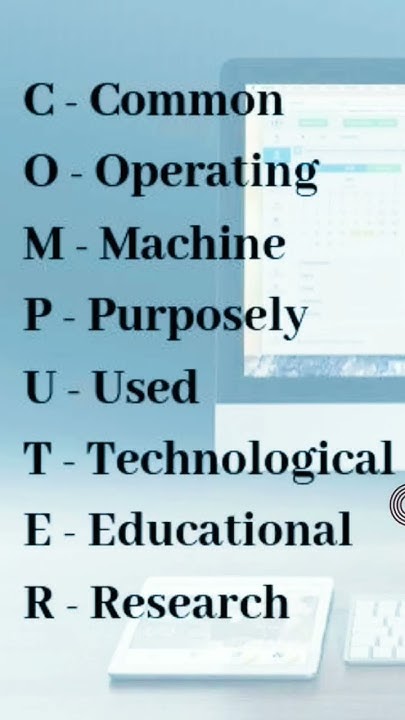 COMPUTER FULL FROM || most important gk full forms #shorts #fullform #gk #study # ...