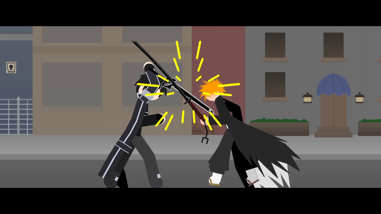 (Stick Nodes) Kirito vs Ichigo - YouTube