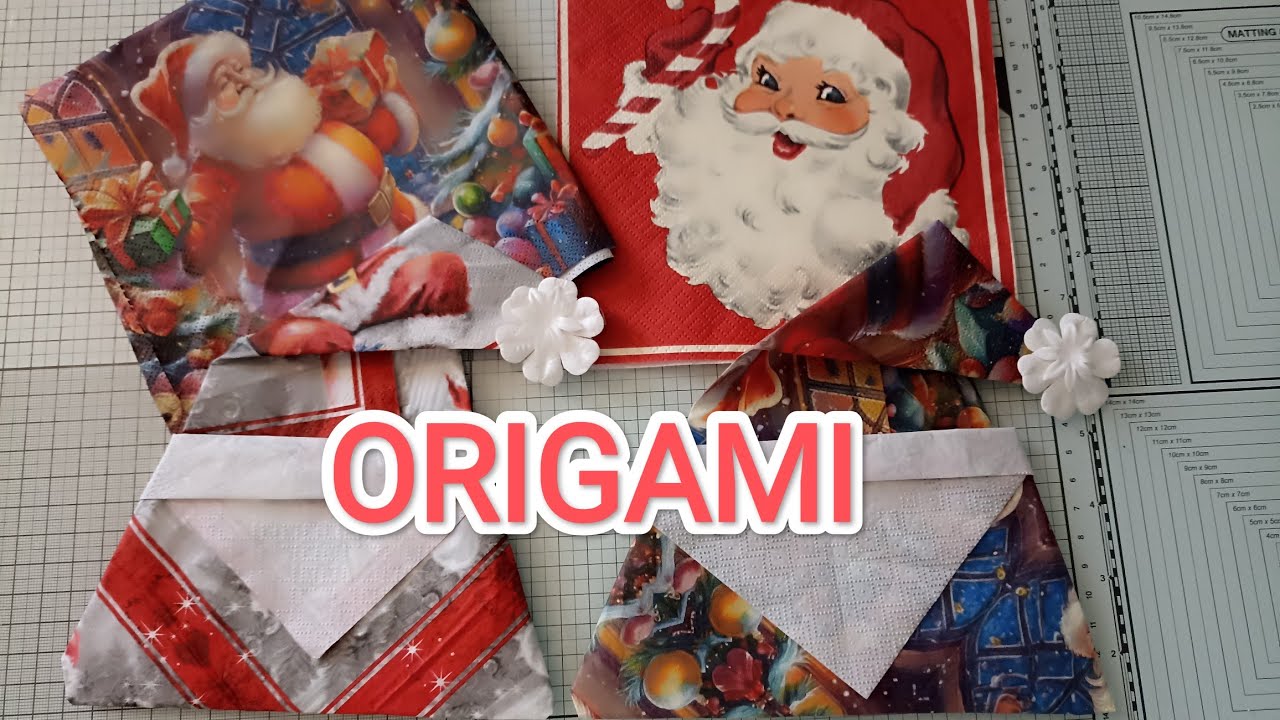 À la 13ème min : un moment pour réaliser une pochette origami très ...