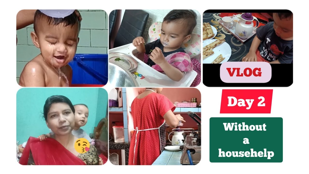 Daily routine without a househelp || Mother of a one year old baby ...