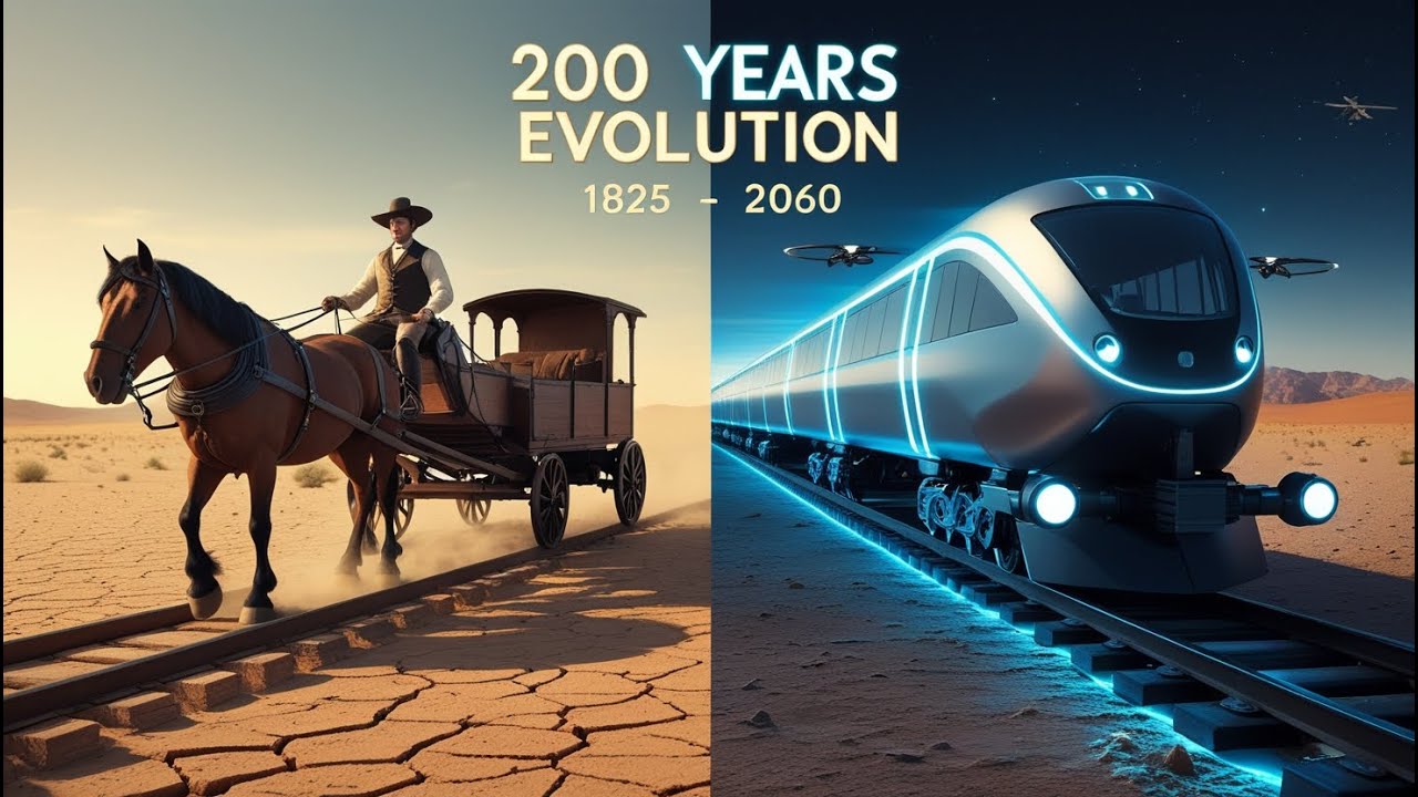 This Is How Trains Have Evolved in 200 Years 🚂 ️🚄| Train Evolution From ...