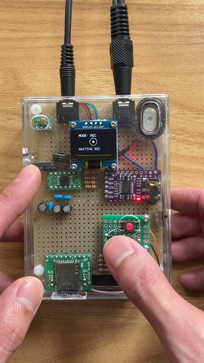 ESP32 I2S recorder demo play #esp32 - YouTube