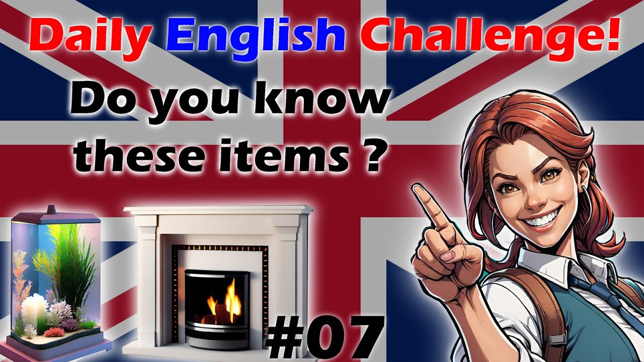 Daily English Practice Challenge! Can you name all these items ...