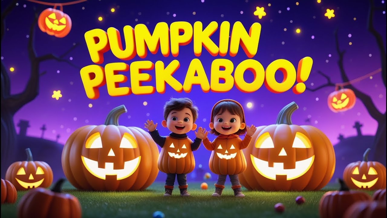 Pumpkin Peekaboo 🎃 | Halloween Nursery Rhyme for Kids | Fun Pumpkin ...