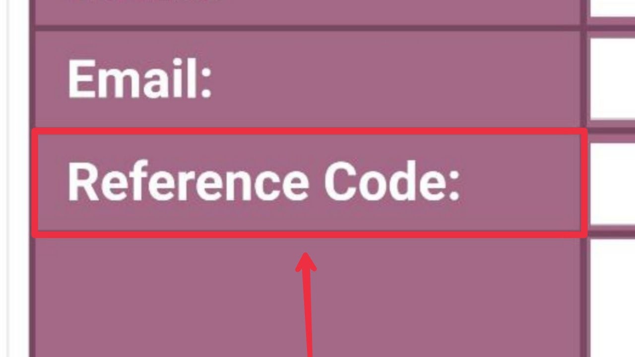 What Is Reference Code YouTube What Is Reference Code YouTube