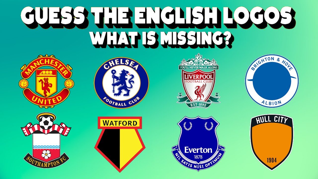 Guess the English Logos | What is missing? | Logo Quiz | English ...