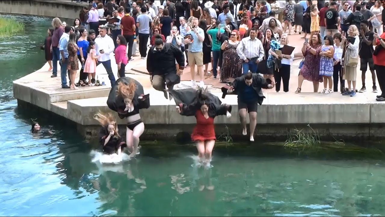 James Graduation River Jump - YouTube