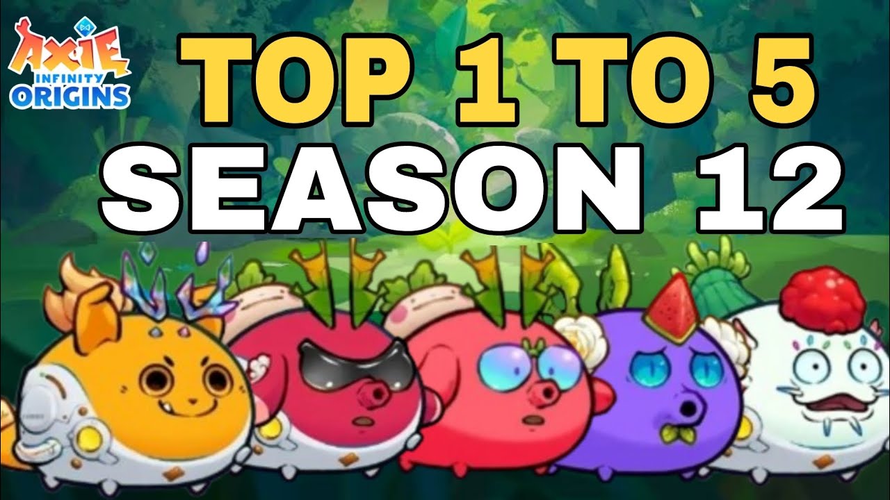 AXIE INFINITY: TOP 1 TO 5 AXIE ORIGIN LEADERBOARD TEAM RARE ERA AND ...