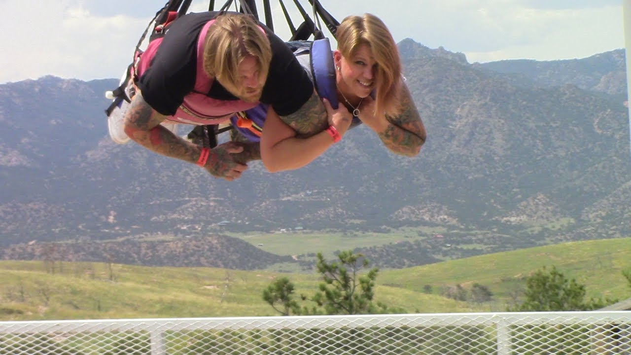 Skyscraper Thrill Swing Royal Gorge Colorado Alternate View - YouTube