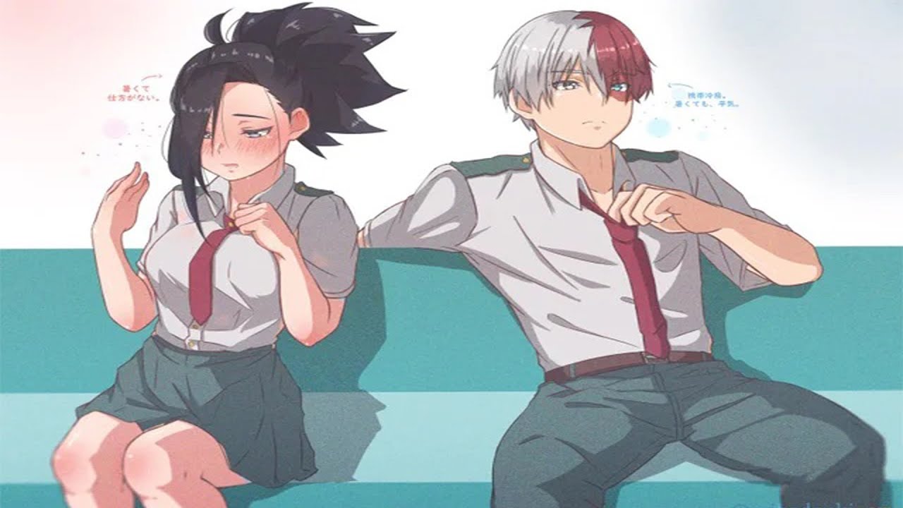 Todoroki And Momo Secret Meeting.. Let's Stay Together Tonight! - My ...
