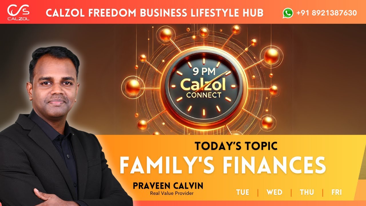 Family Finance Management - 9 PM CALZOL CONNECT - 1st Jan 2025 - YouTube