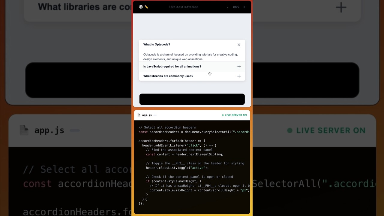 How to Build a Responsive Accordion with HTML, CSS & JavaScript (FAQ Section) - YouTube
