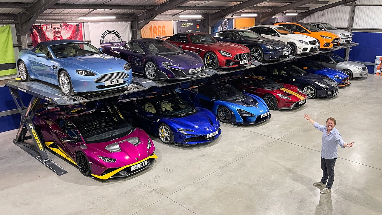 My NEW CAR LIFTS are INSTALLED! Full Dream Storage Setup | SHMUSEUM ...