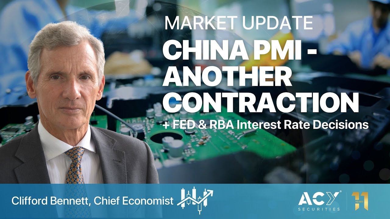 China PMI Another Contraction - Market Update with Clifford Bennett ...