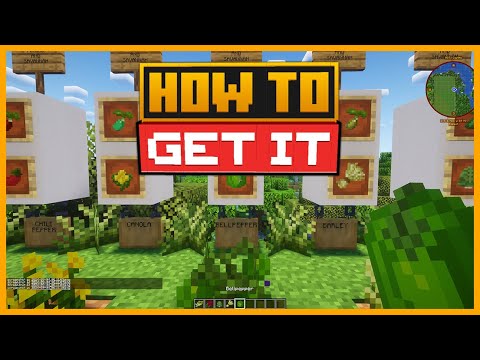 🟨 HOW to GET BELL PEPPER - PAM’S HARVESTCRAFT 2 MOD in MINECRAFT PAM’S ...