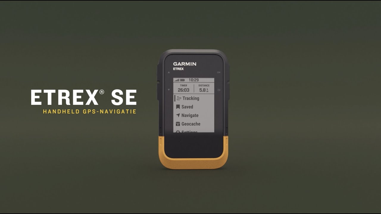 Garmin | eTrex SE | Handheld GPS-navigatie - YouTube