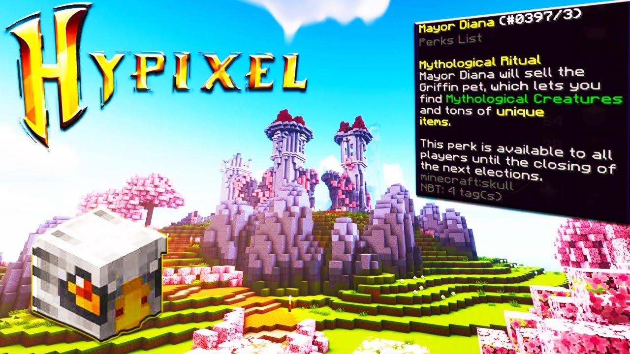 HYPIXEL SKYBLOCK GRIFFIN FEATHER FARMING! / MAYOR DIANA / MINECRAFT / 🔴 LIVE 🔴 - YouTube