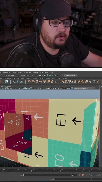 Fix UV edge distortion in Maya #3dart #maya #3d - YouTube