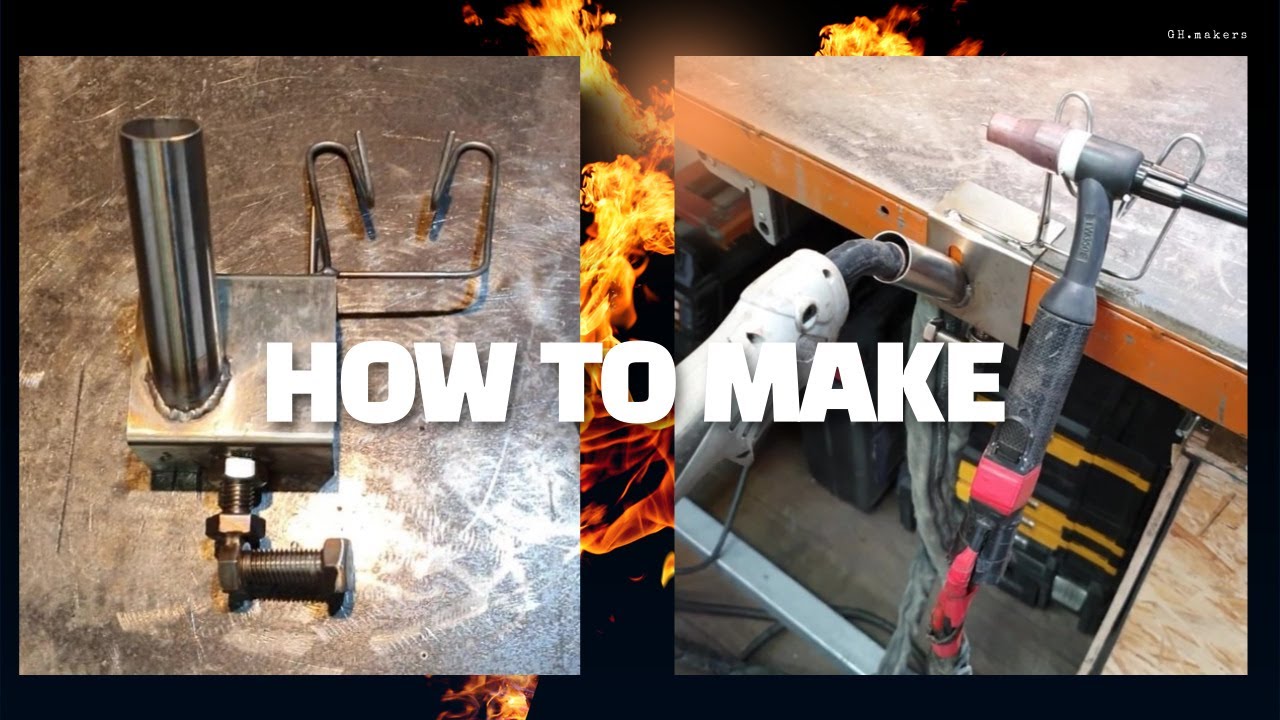 HOW TO MAKE WELDING GUN HOLDER,DRYING RACK,HOOK & CREATIVE DIY!! - YouTube