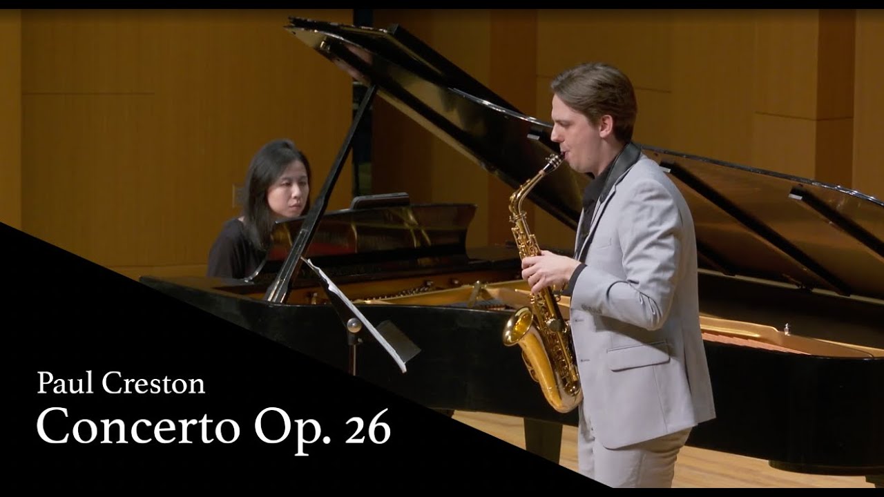 Saxophone Concerto, Op. 26 - Paul Creston - YouTube