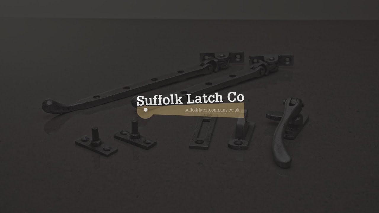 Pewter Pear Drop Window Fastener & Stays - YouTube