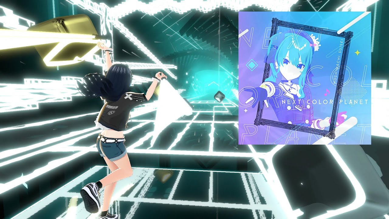 [BEAT SABER] Suisei Hoshimachi - NEXT COLOR PLANET (HARD) - YouTube