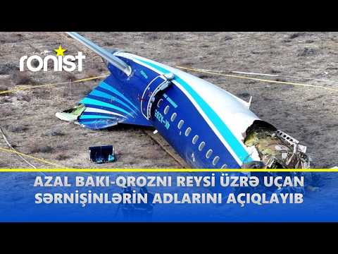 Bakıdan Qroznıya uçan təyyarə Aktauda qəzaya uğrayıb (25.12.2024)