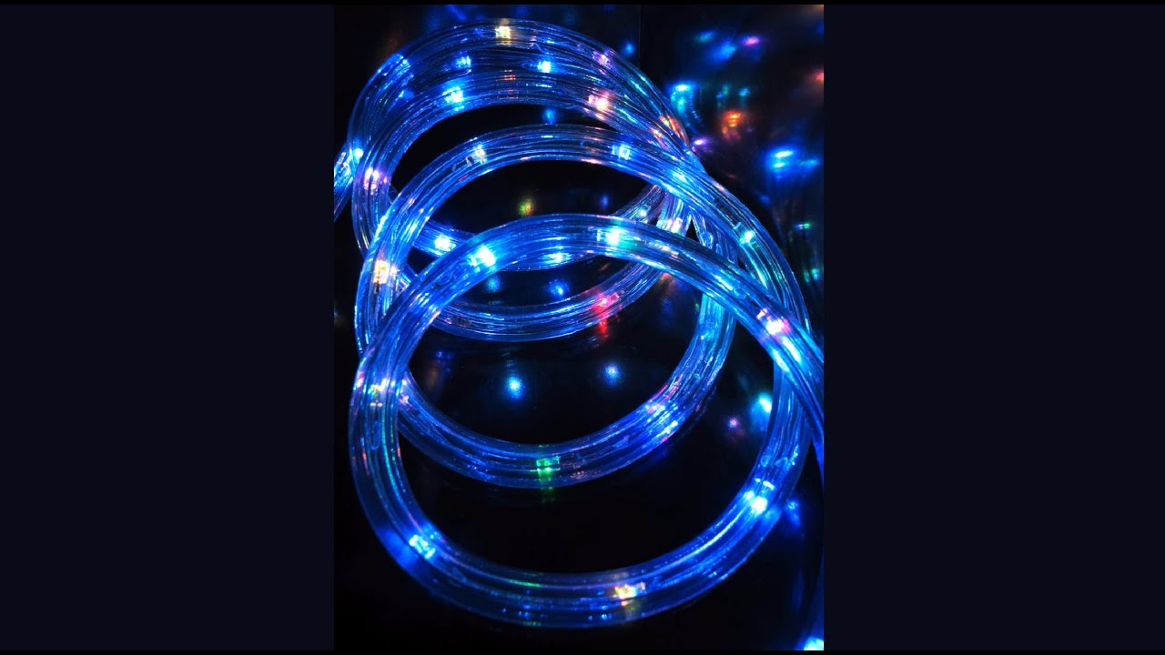 Multi Colour Auto Changing LED Tube Rope Light - YouTube