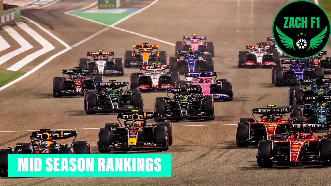 MY F1 MID SEASON RACE RANKINGS!!! - YouTube