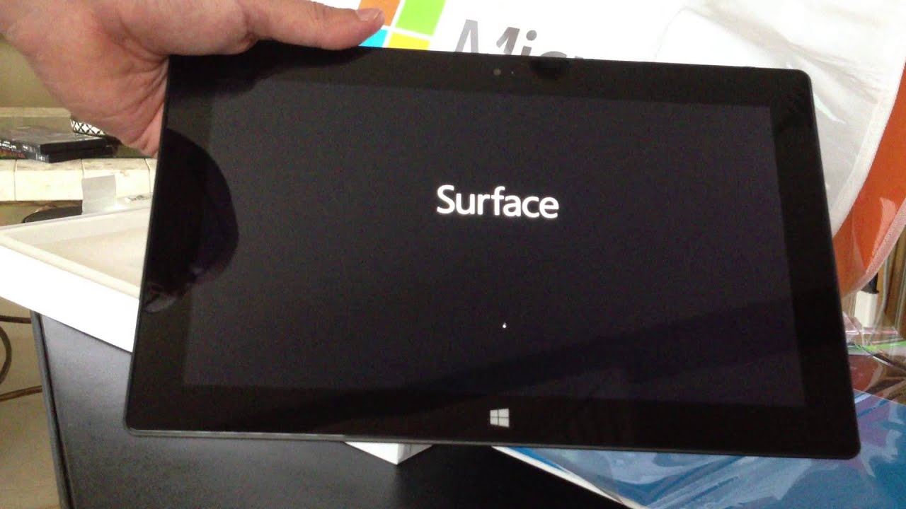 Microsoft Surface Unboxing (Windows RT) - YouTube
