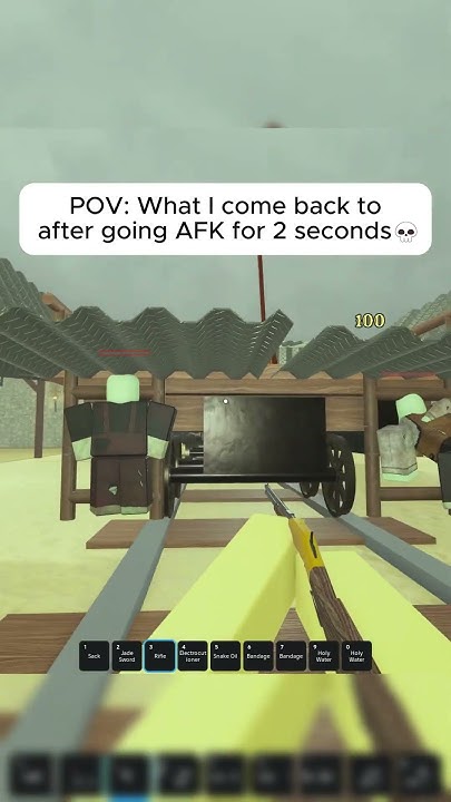 POV: What I come back to after going AFK for 2 seconds💀 #deadrails #roblox #deadrailsroblox ...