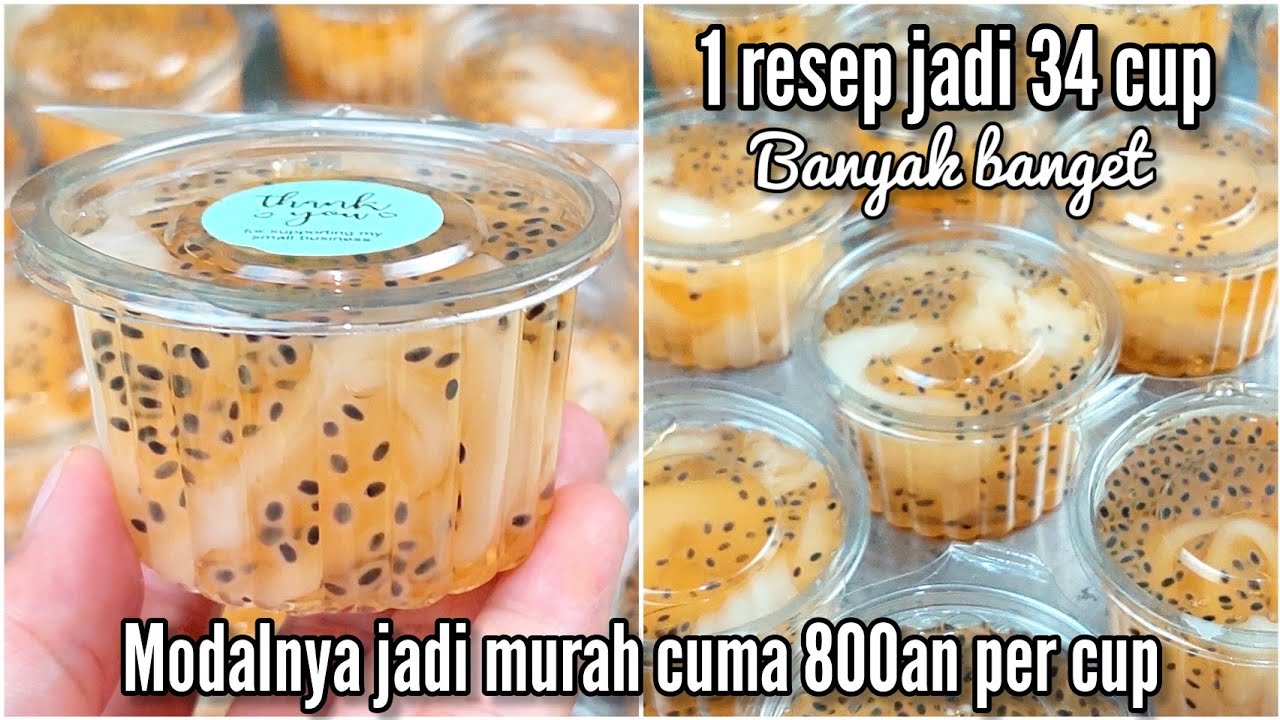 Resep Puding Jeruk Klapa Muda Cocok Sekali Buat Isian Snack Box Ide ...