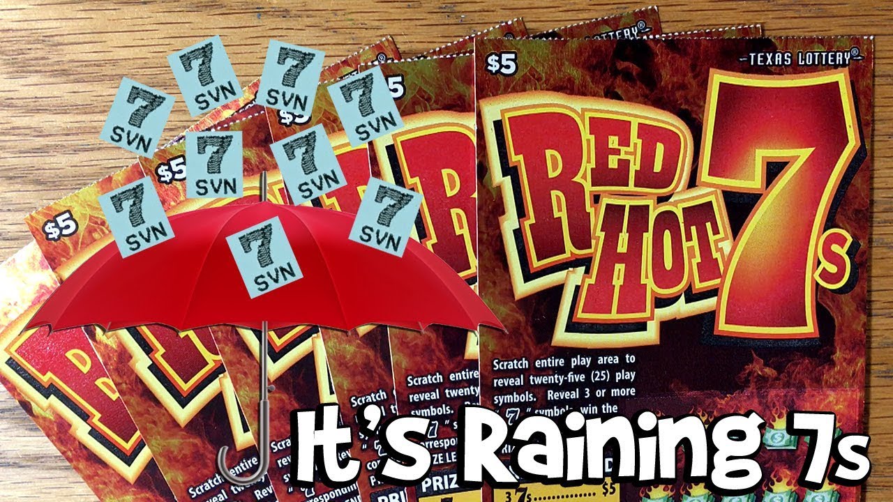 It's Raining 7s, Hallelujah!! 🔥🔥 6X Red Hot 7s! TEXAS LOTTERY Scratch ...