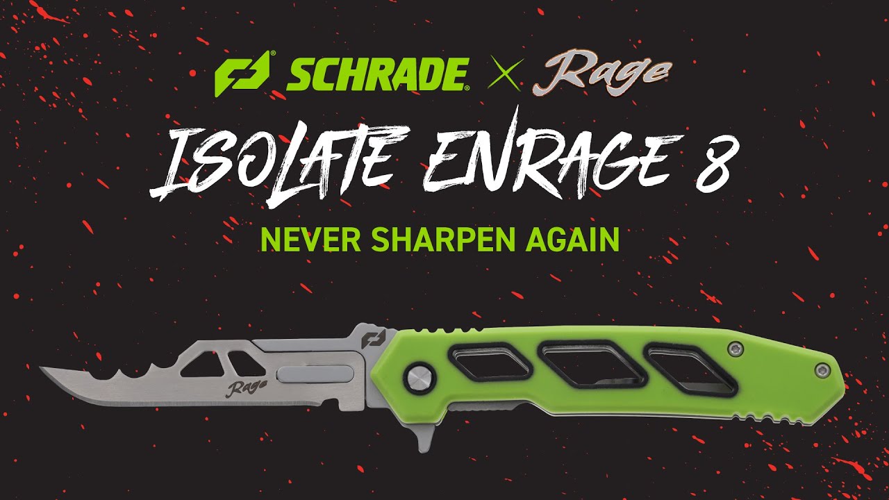 The Isolate Enrage 8 is the sharpest hunting Knife of 2023 | Schrade x ...