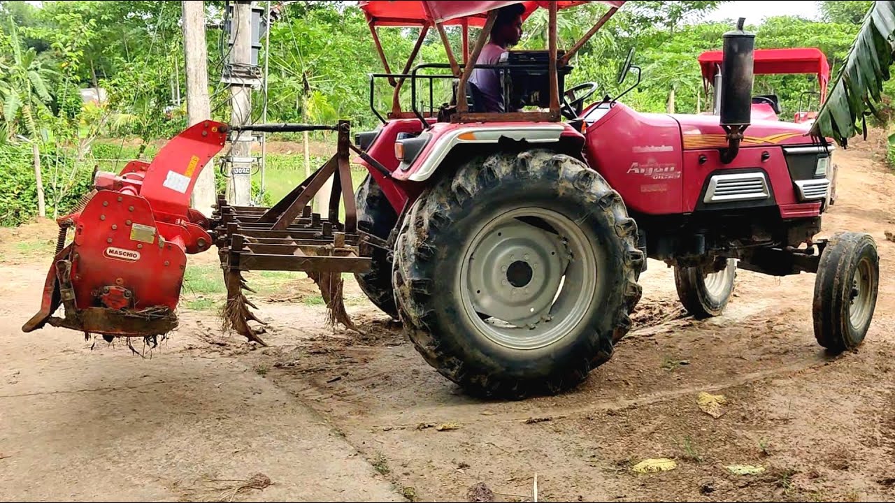 New Technology Rotavator Plus Cultivator Setting | Tractor Bangla - YouTube