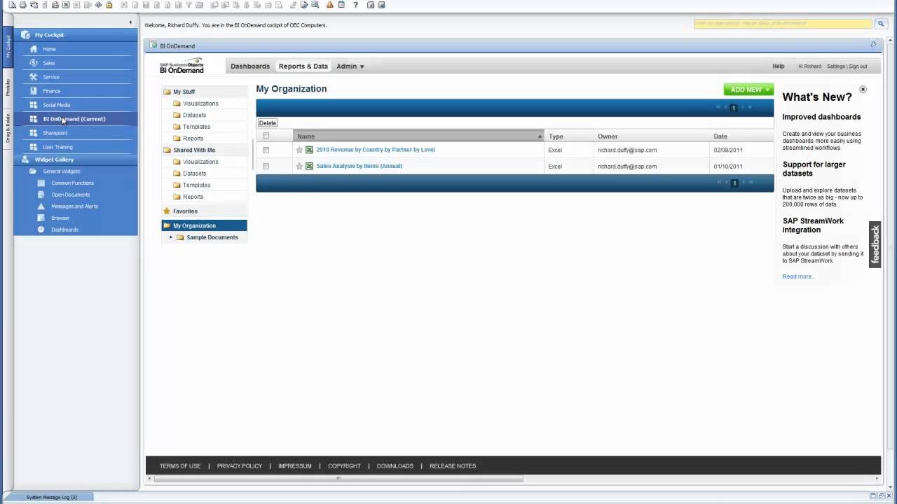 Some cool ways to use the SAP Business One 8.8 cockpit - YouTube