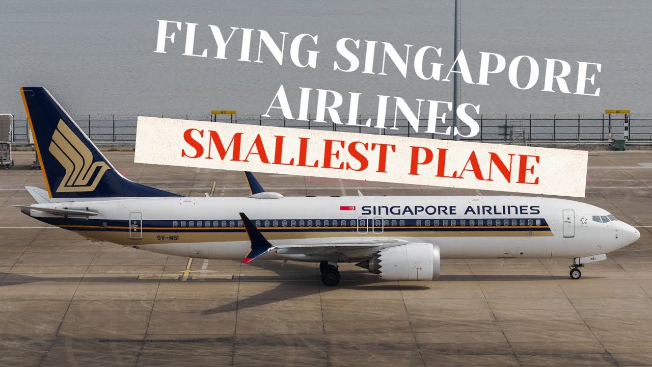 FLYING SINGAPORE AIRLINES SMALLEST PLANE - Singapore Airlines 737 MAX ...