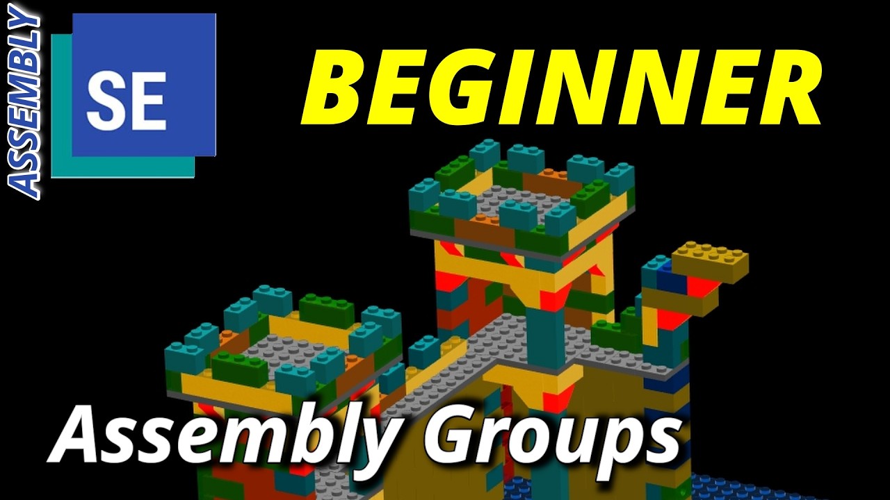 Solid Edge Assembly Tutorial: Assembly Groups (#14) - YouTube