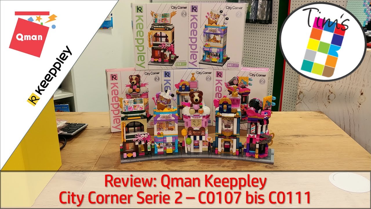 Qman - Keeppley City Corner Serie 2 - Modelle C0107 bis C0111 - Review ...