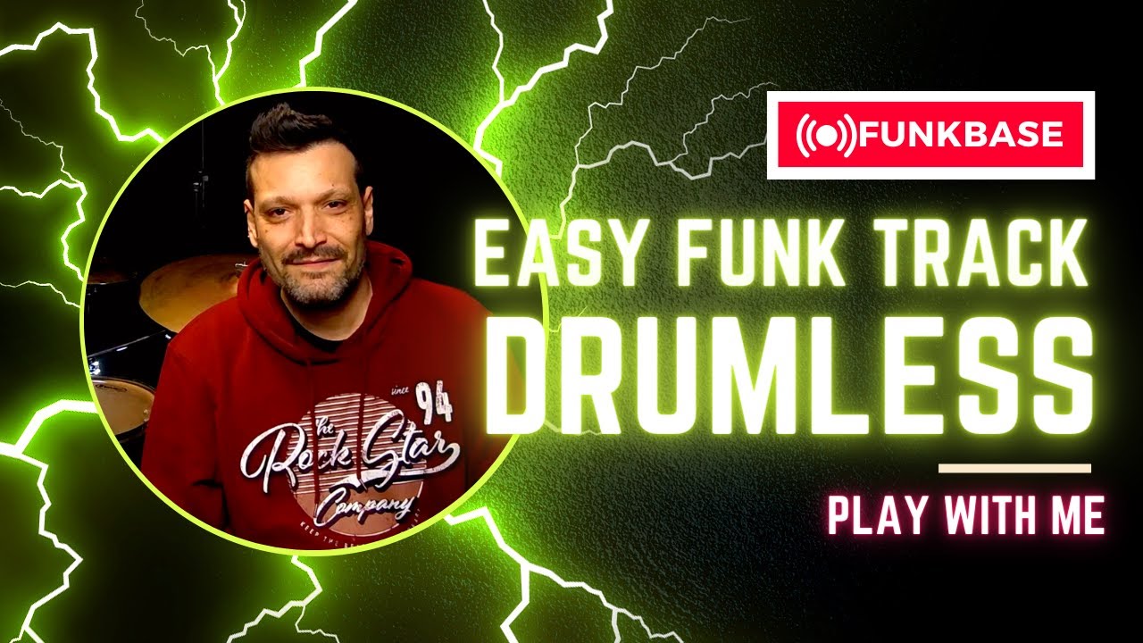 Easy Funk Drumless Track. Play with me. - YouTube