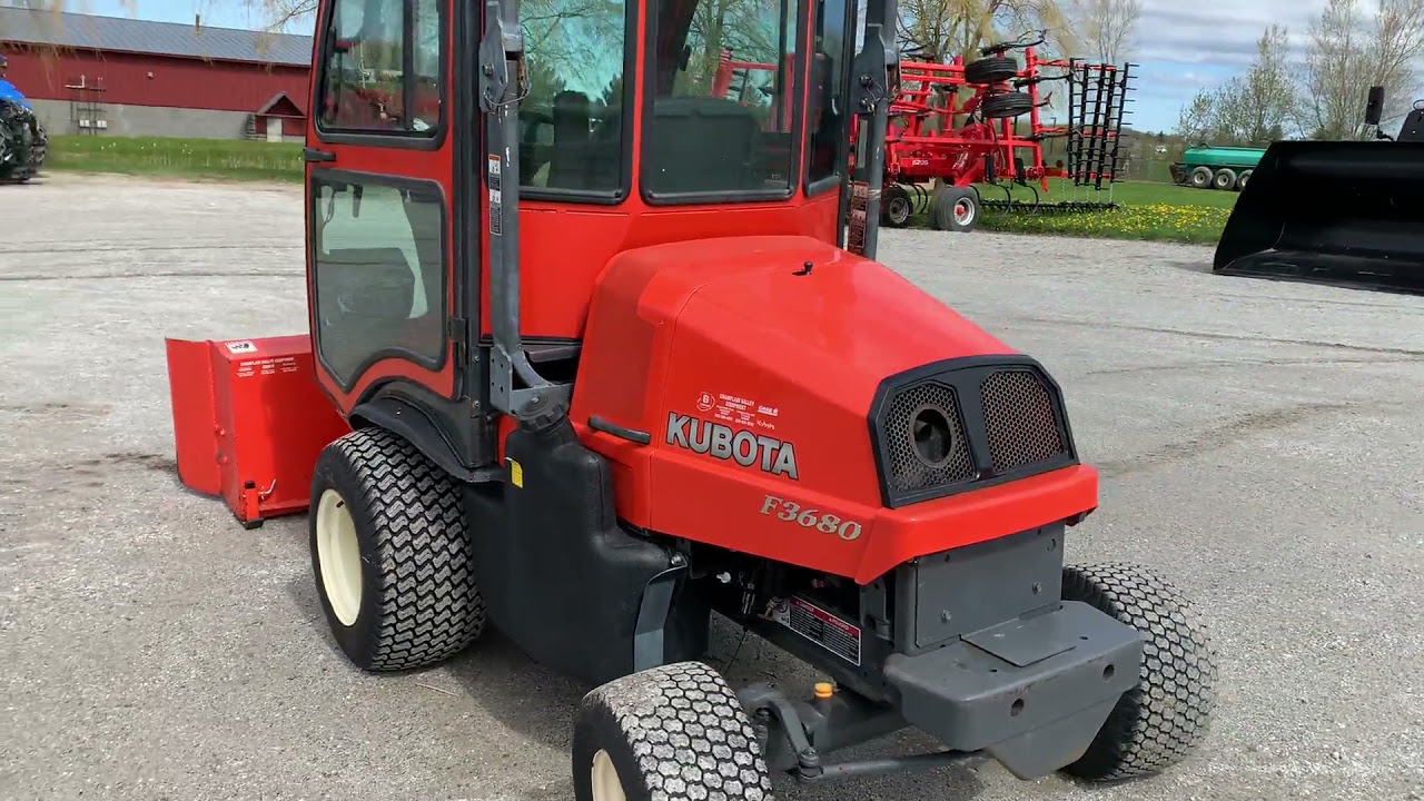 KUBOTA F3680 For Sale - YouTube