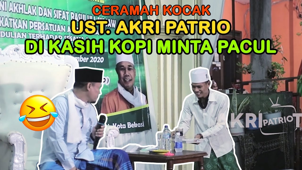 KOCAK POLL‼️ USTAD AKRI PATRIO DI KASIH AIR MULU MAKANAN NYA ENGGA ADA ...