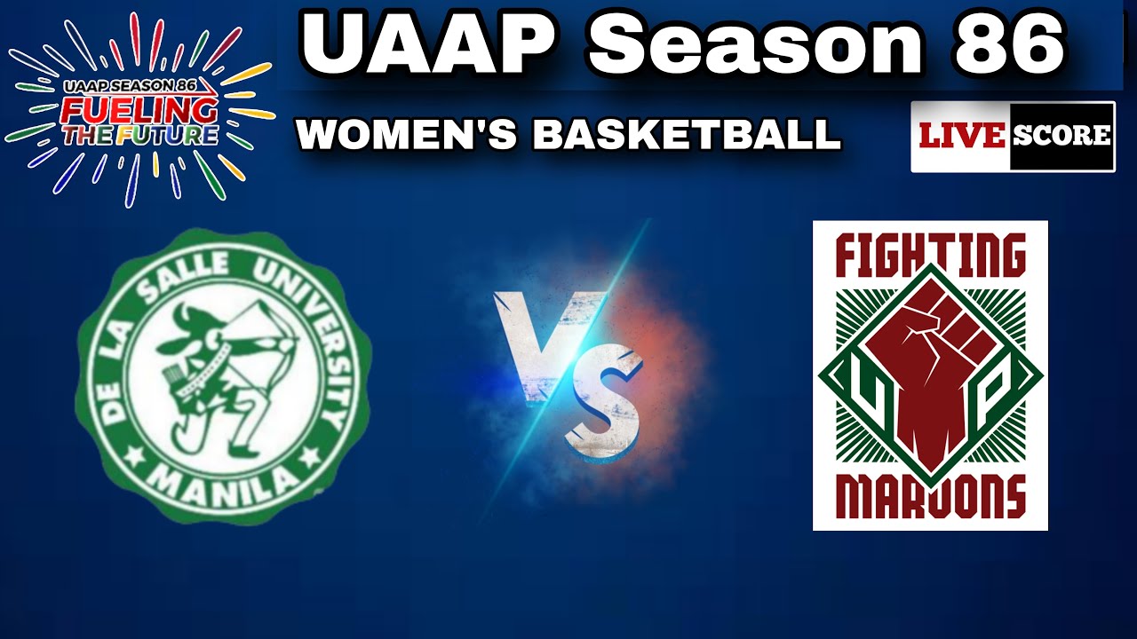 UP vs DLSU | UAAP Women's Basketball Season 86 Live Scoreboard - YouTube